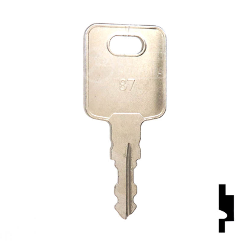 Precut Crane Key | Manitowoc, Global Link, RV Motorhome | EQ-87