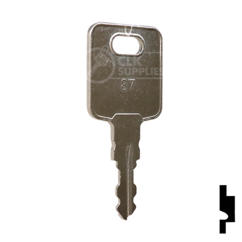 Precut Crane Key | Manitowoc, Global Link, RV Motorhome | EQ-87