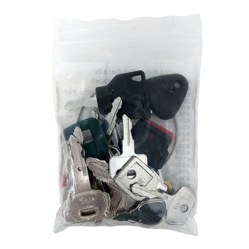 Precut Equipment Keys | Top 24 Construction Equipment Keys