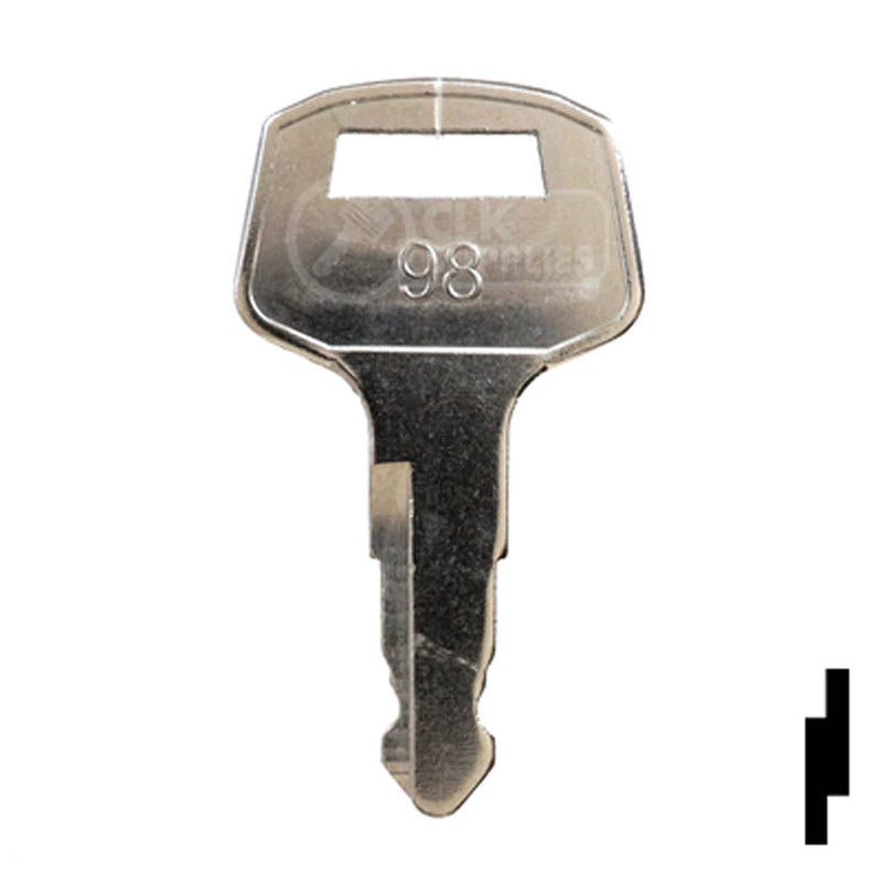 Precut Tractor Key | Kubota | EQ-98