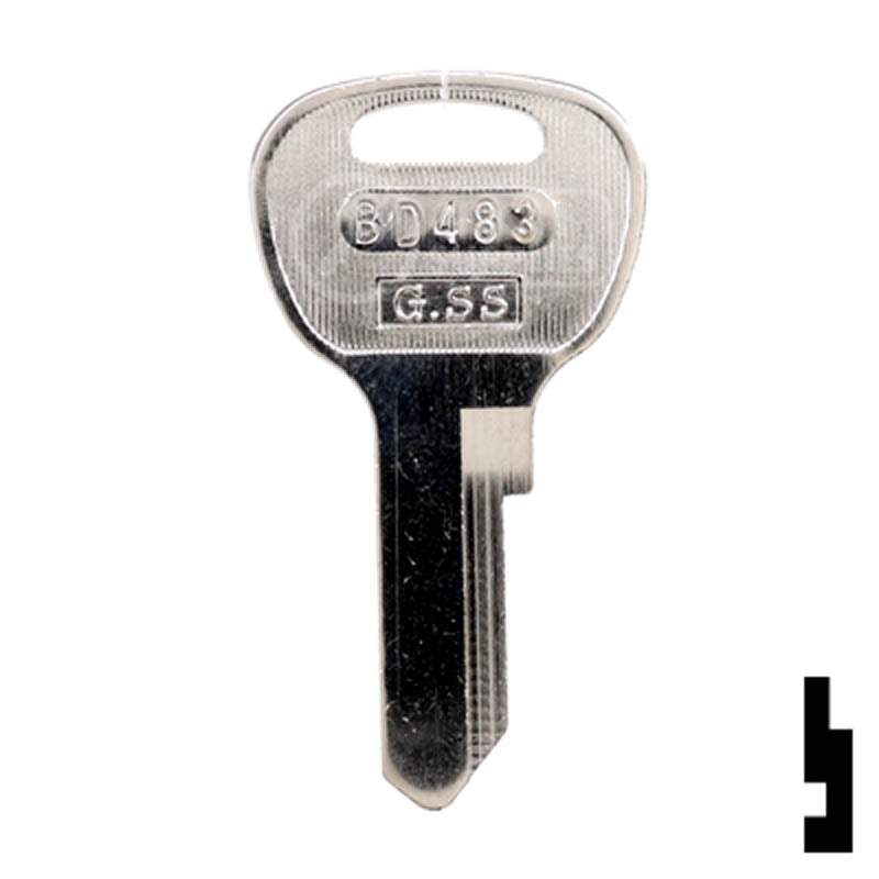 Uncut Equipment Key | Yanmar, Boats | BD483