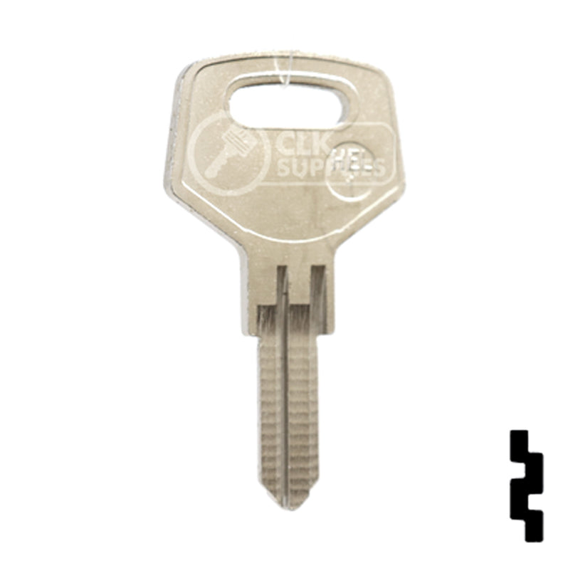 Uncut Key Blank | IKEA Cabinet, Filing Cabinet | HEL-1, ED4