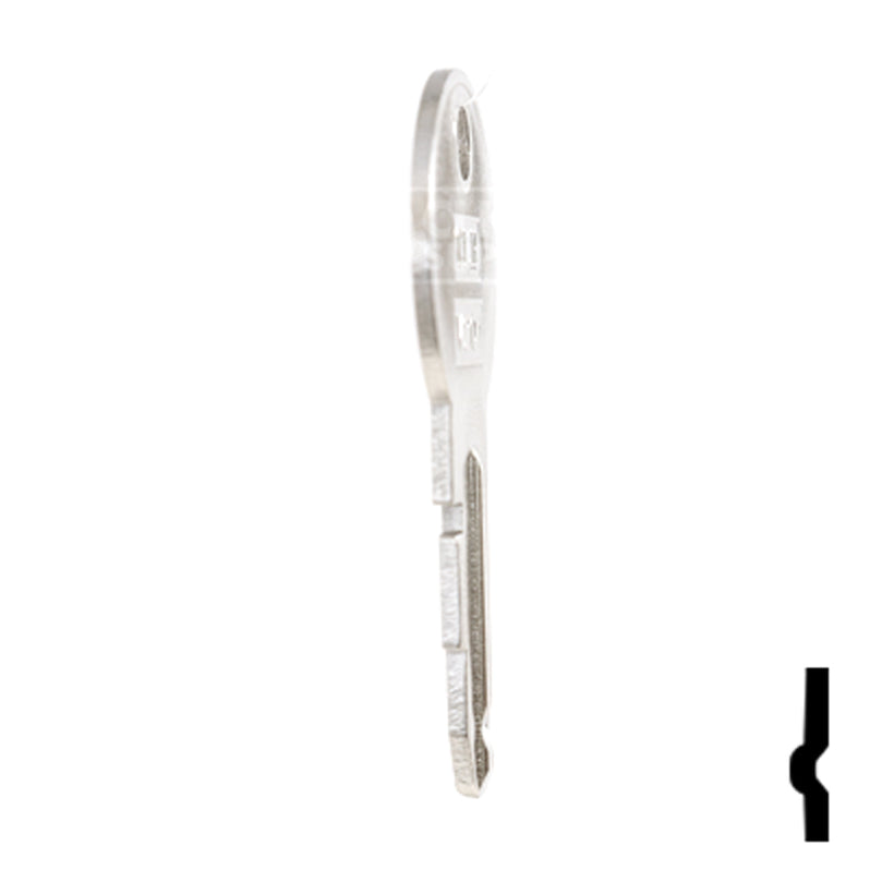 Uncut Key Blank | Kubota | BD113