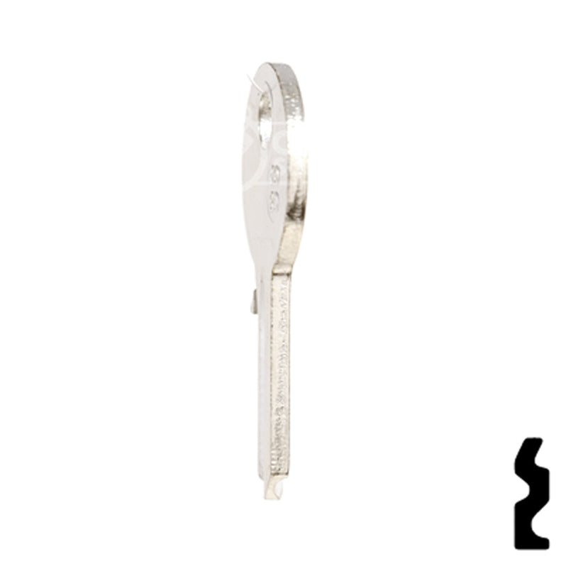 Uncut Key Blank | Ronis | RO-8D, PG2
