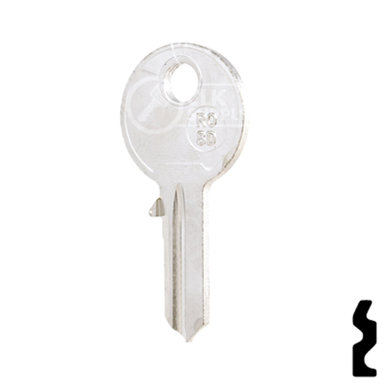 Uncut Key Blank | Ronis | RO-8D, PG2