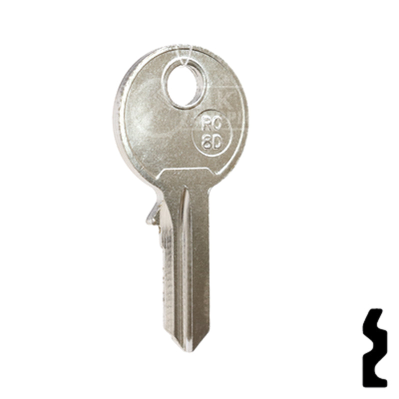 Uncut Key Blank | Ronis | RO-8D, PG2