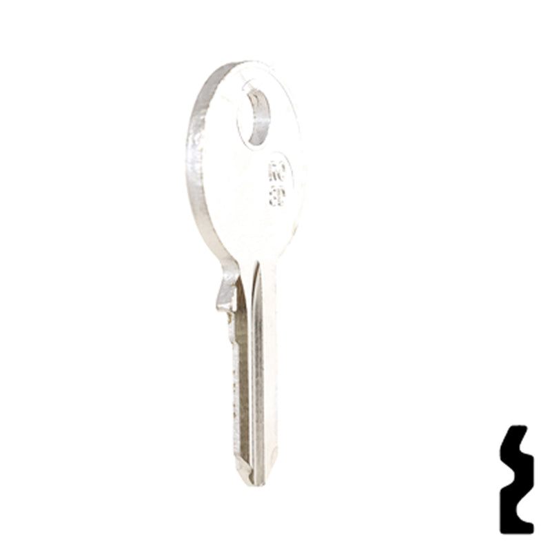 Uncut Key Blank | Ronis | RO-8D, PG2
