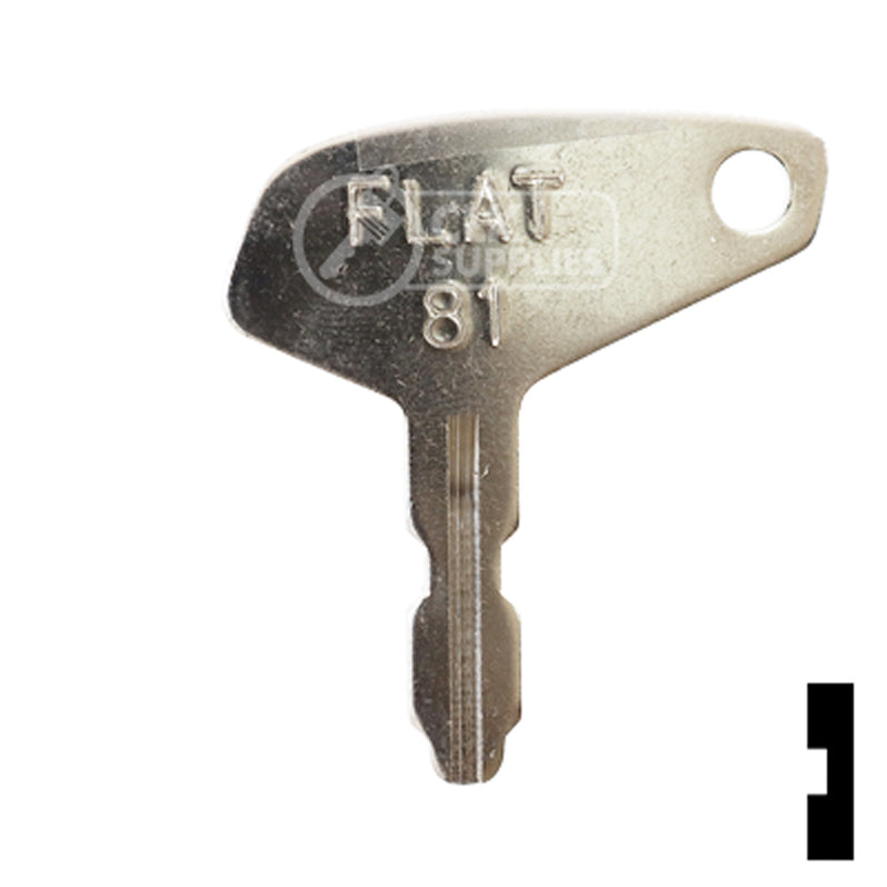 Uncut Key Blank | Yanmar | BD127