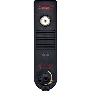 Detex EAX-500 Exit Alarm - Battery-Powered Panic Device, Black