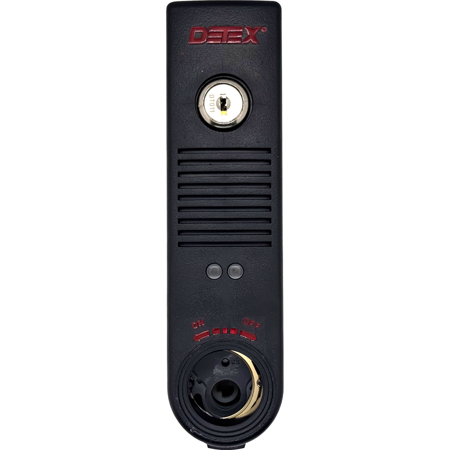 Detex EAX-500W Weatherized Exit Alarm - Battery-Powered, Black