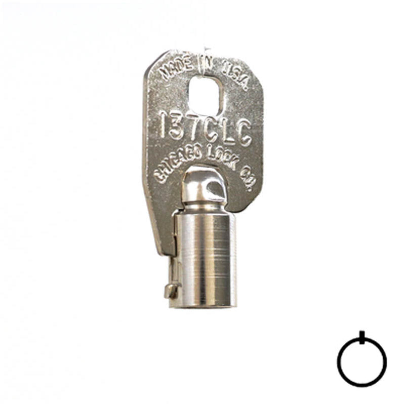 Tubular Key Blank | CompX Chicago, ACE & ACE II | (137)