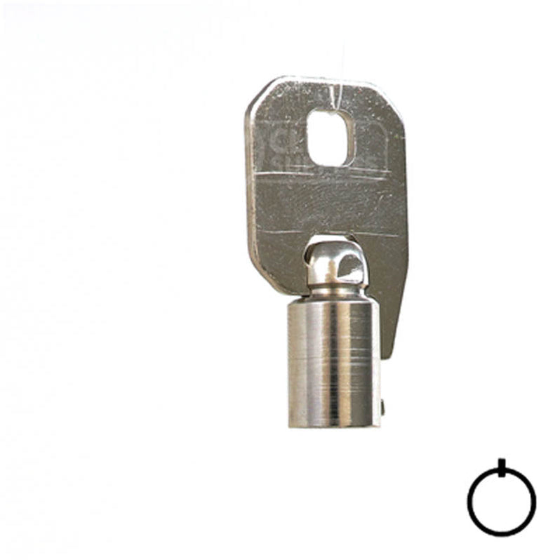 Tubular Key Blank | CompX Chicago, ACE & ACE II | (137)
