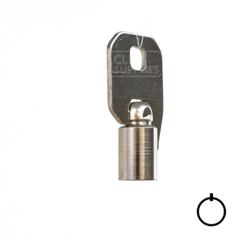 Tubular Key Blank | CompX Chicago, ACE & ACE II | (137)