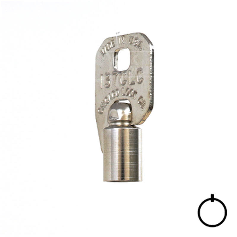 Tubular Key Blank | CompX Chicago, ACE & ACE II | (137)