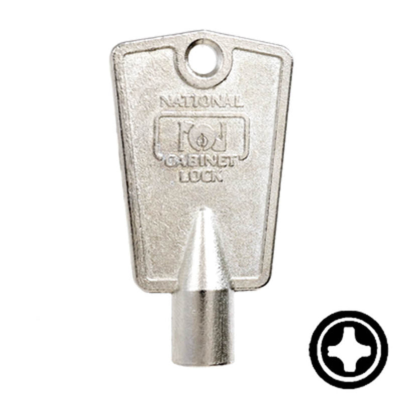 Uncut Key Blank | CompX "Cross" | Freezer Key