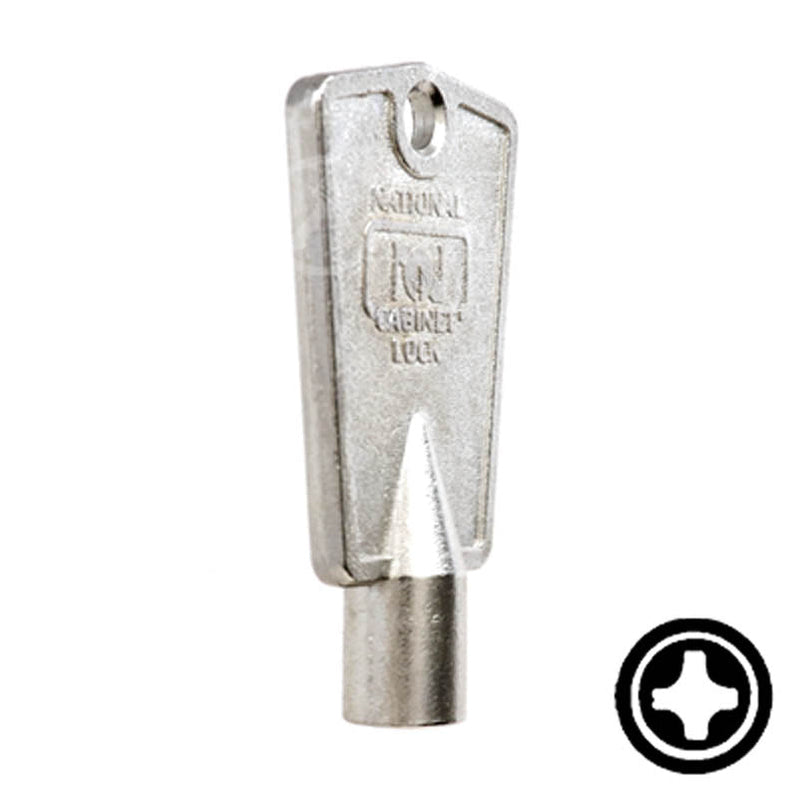 Uncut Key Blank | CompX "Cross" | Freezer Key