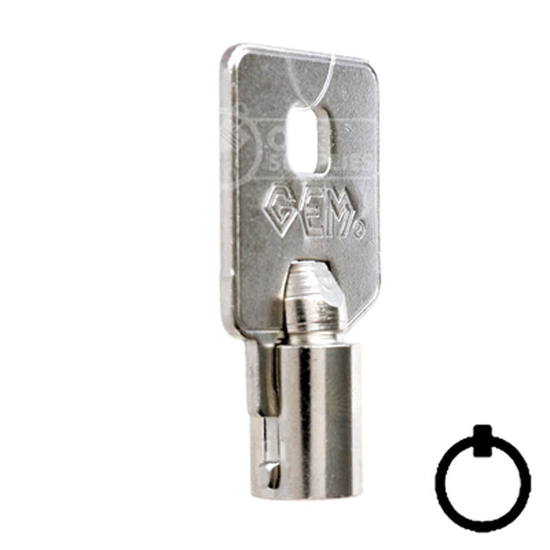 Tubular Key Blank | CompX Fort | 137