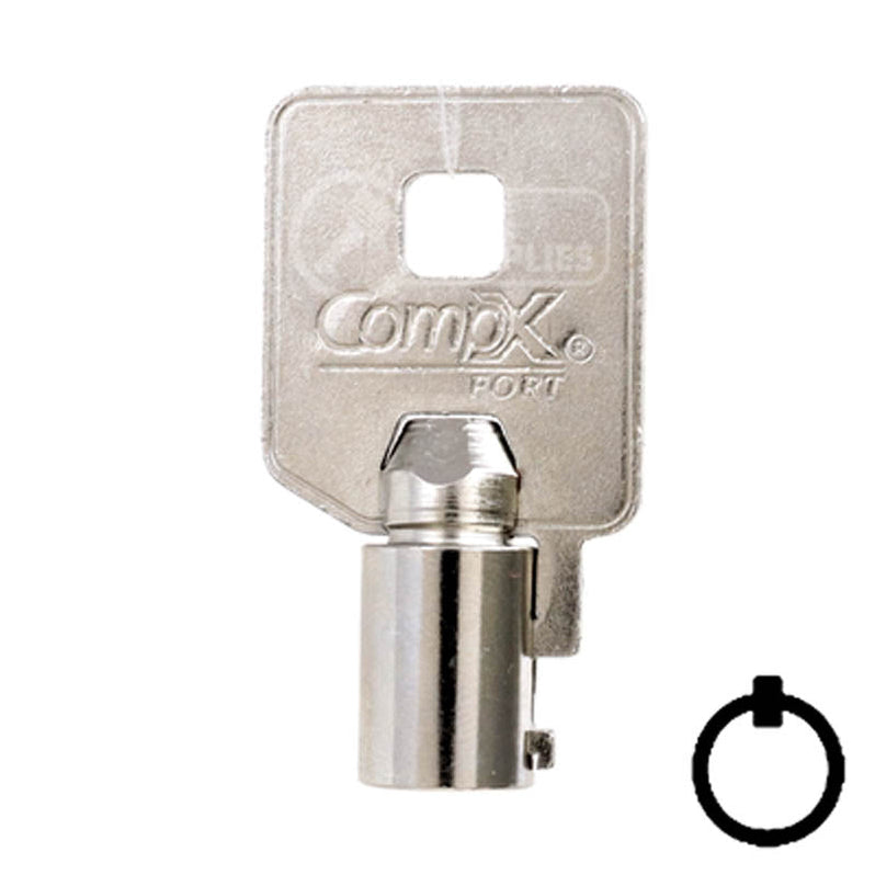 Tubular Key Blank | CompX Fort | 137