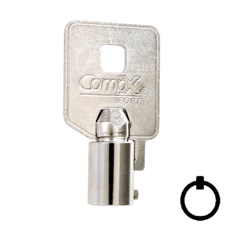 Tubular Key Blank | CompX Fort | 137