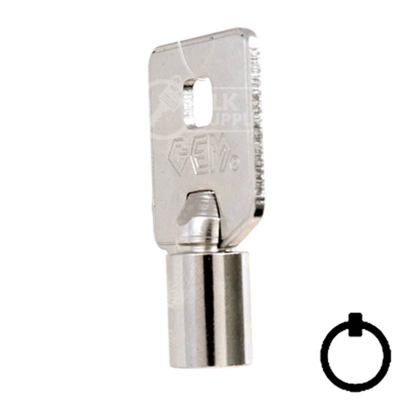 Tubular Key Blank | CompX Fort | 137