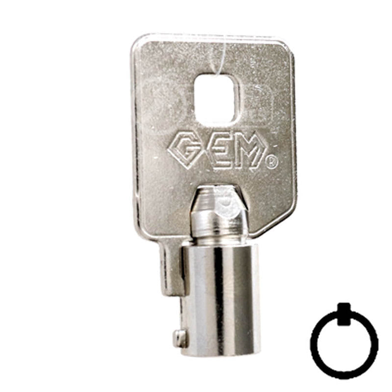 Tubular Key Blank | CompX Fort | 137