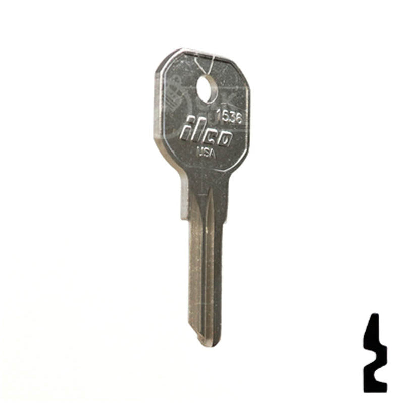 Uncut Key Blank | Hurd, Delta | 1536