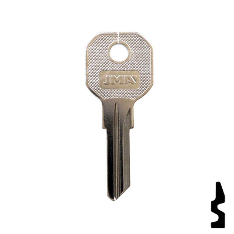 Uncut Key Blank | Hurd, Delta | 1536R