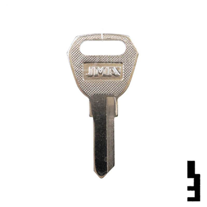 Uncut Key Blank | Fulton Hitch | 1645, FLT-1