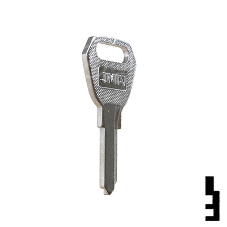Uncut Key Blank | Fulton Hitch | 1645, FLT-1