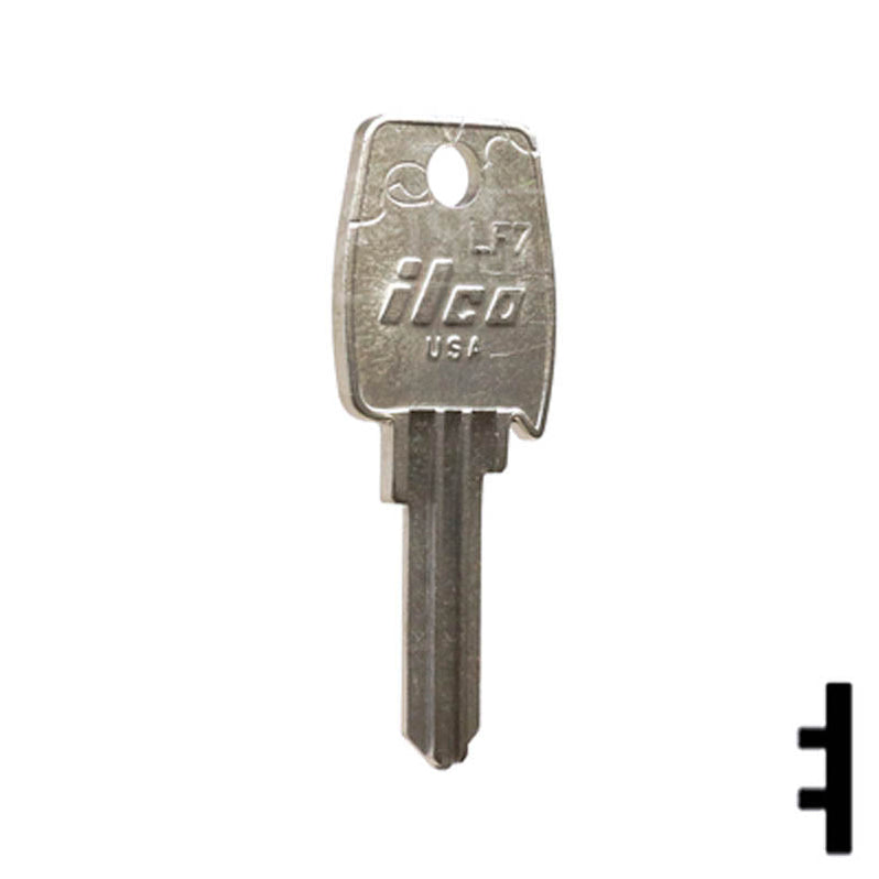 Uncut Key Blank | Lowe & Fletcher | LF7