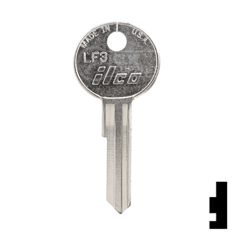 Uncut Key Blank | Lowe & Fletcher | LF3