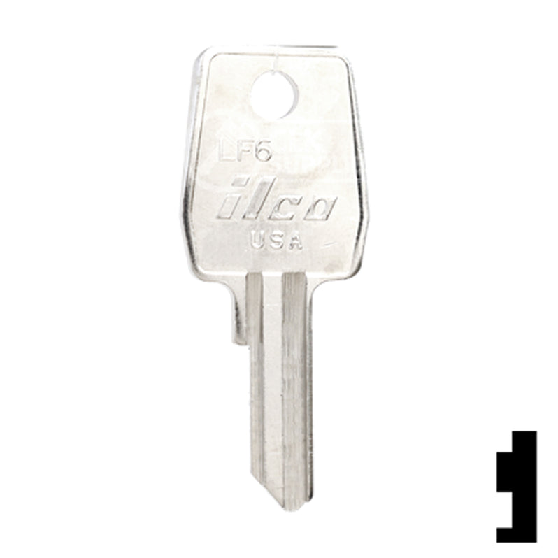 Uncut Key Blank | Lowe & Fletcher | LF6