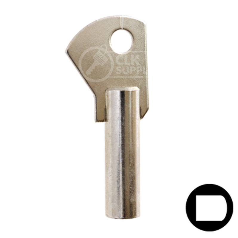 Utility Tool Tubular Key Blank | BD185