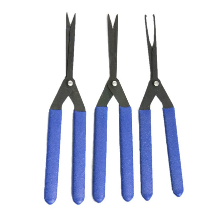 Peterson Key Extractors | 3 Piece Scissors In A Leather Case | Carbon