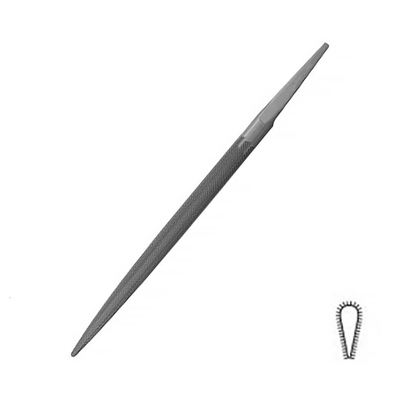 Pippin 6" Long No. 2 Cut Key File - Swiss Made