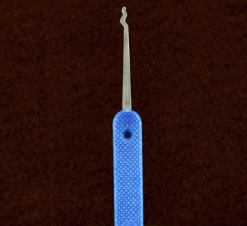 Peterson Lock Pick | Double Rake Slender 0.015 | Stainless Steel