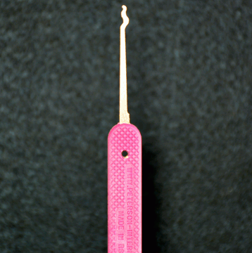 Peterson Lock Pick | Double Rake Euro Slender 0.018 | Government Steel