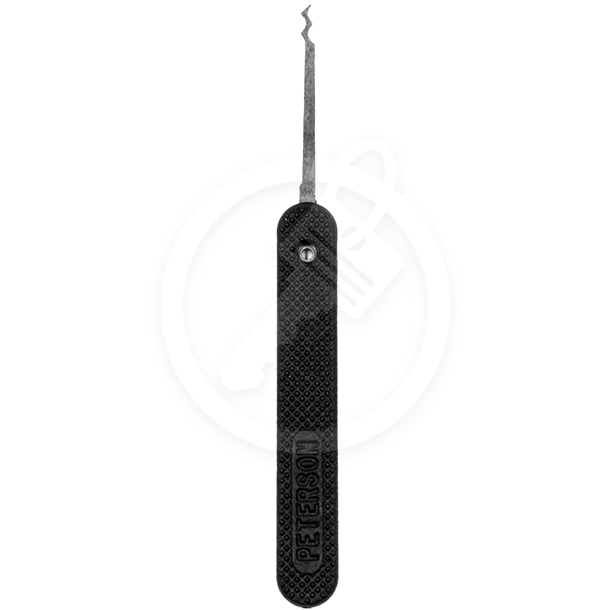 Peterson Lock Pick | Triple Rake | Government Steel with Plastic Handl
