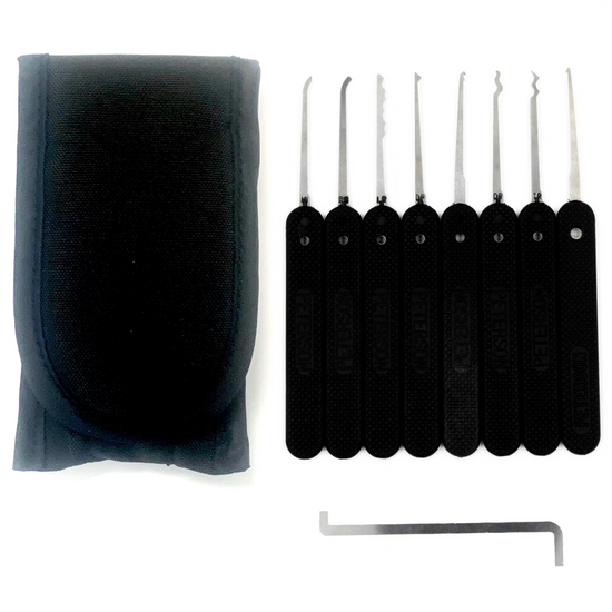 City Plus Government Steel Lock Pick Set with Plastic Handles