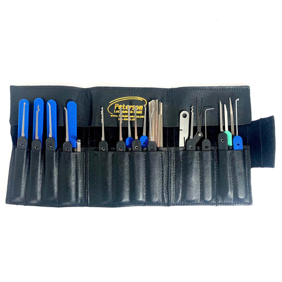 Elite III Government Steel Lock Picking Set Rubber Handle