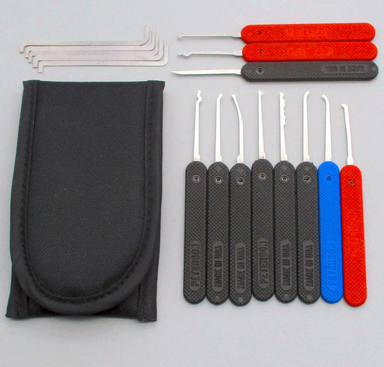 Ken’s Professional Lock Pick Set with Government Steel and Plastic Han