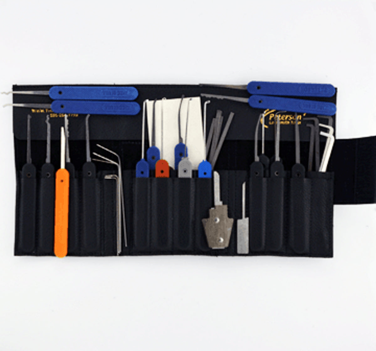 Peterson Lock Pick Set | Series-4 Elite Rubber Handle Government Steel