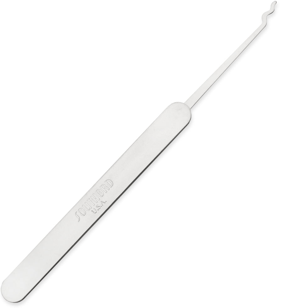 SouthOrd Offset Classic Rake Slimline Metal-Handle Lock Pick
