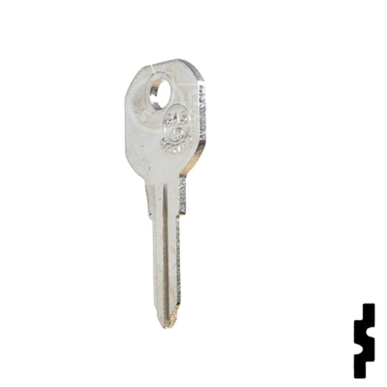 Uncut Key Blank | Southco, Gas Cap | 1611R