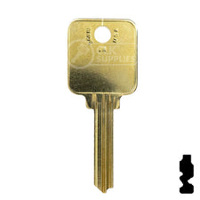 Uncut Key Blank | Medeco, Fire King | 1655