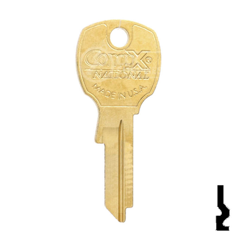 Uncut Key Blank | CompX National OEM | 1646, D4300