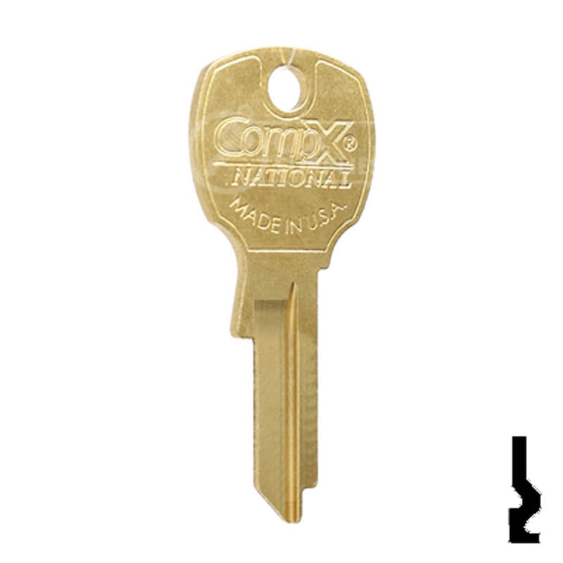 Uncut Key Blank | CompX National OEM | 1646, D4300