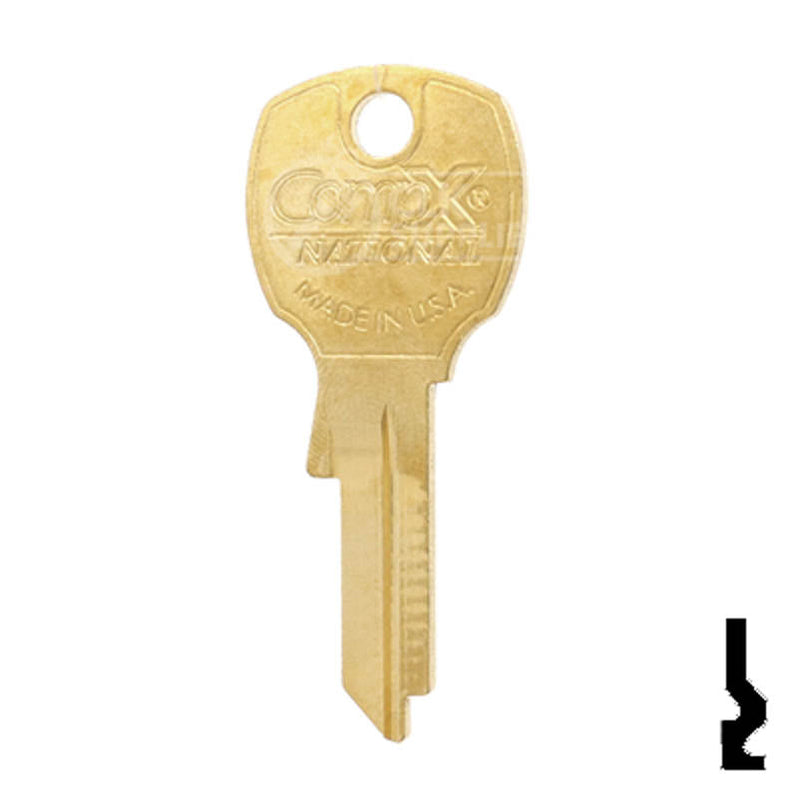 Uncut Key Blank | CompX National OEM | 1646, D4300