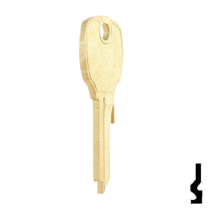 Uncut Key Blank | CompX National OEM | 1646R, D4301