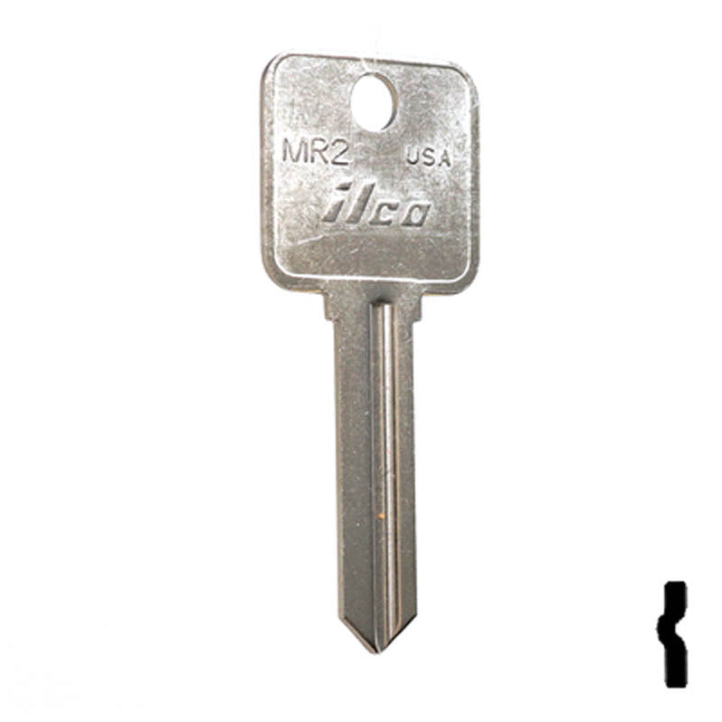 Uncut Key Blank | Rousseau Cabinet | MR2